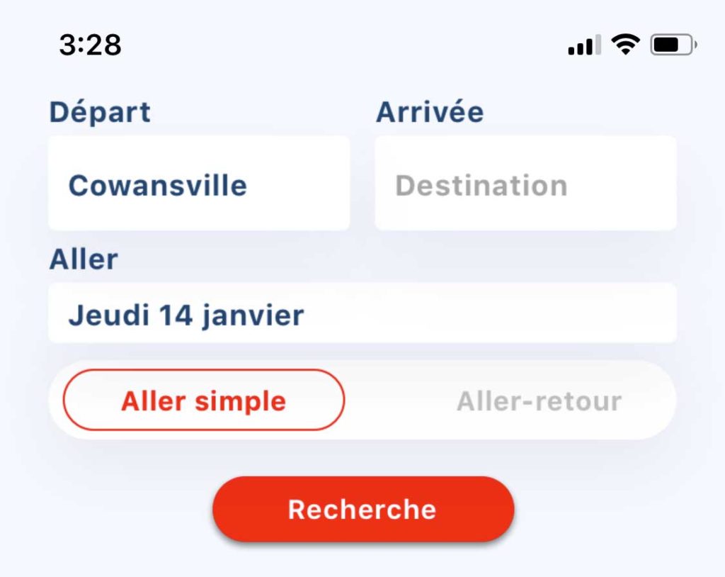 Limocar Transdev Canada - Bus booking app | Sidekick Interactive